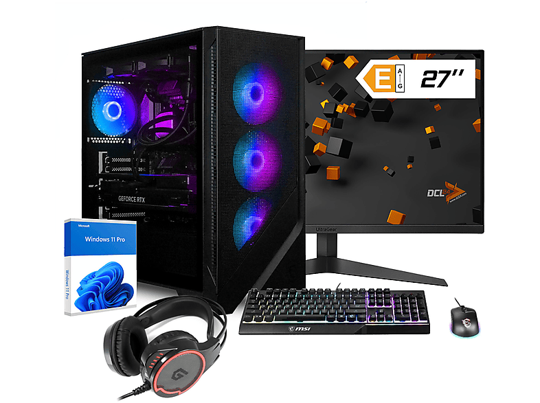 DCL24 Set AMD Ryzen 7 7800X3D, Gamer PC Set Ryzen™ 7 AMD Ryzen 7 ...