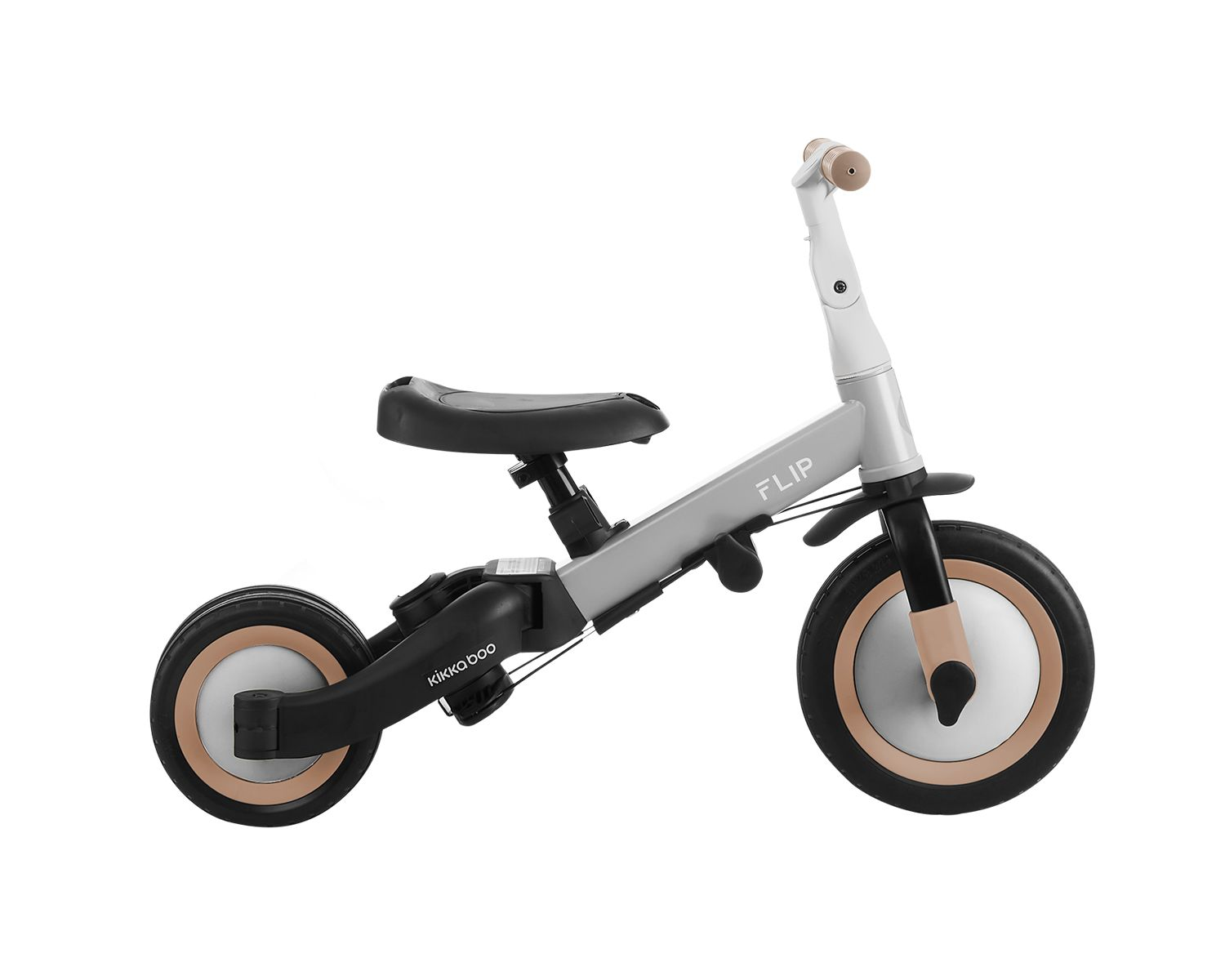 KIKKA BOO Flip 5 in 1 Kinderdreirad grau | SATURN