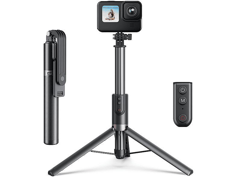TELESIN vlog stick met remote Selfie Stick tripod 130 cm | MediaMarkt
