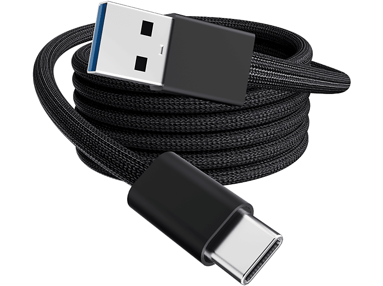 ROLIO USB-C naar USB A kabel magnetisch 1 meter USB-kabel 1 m Zwart ...