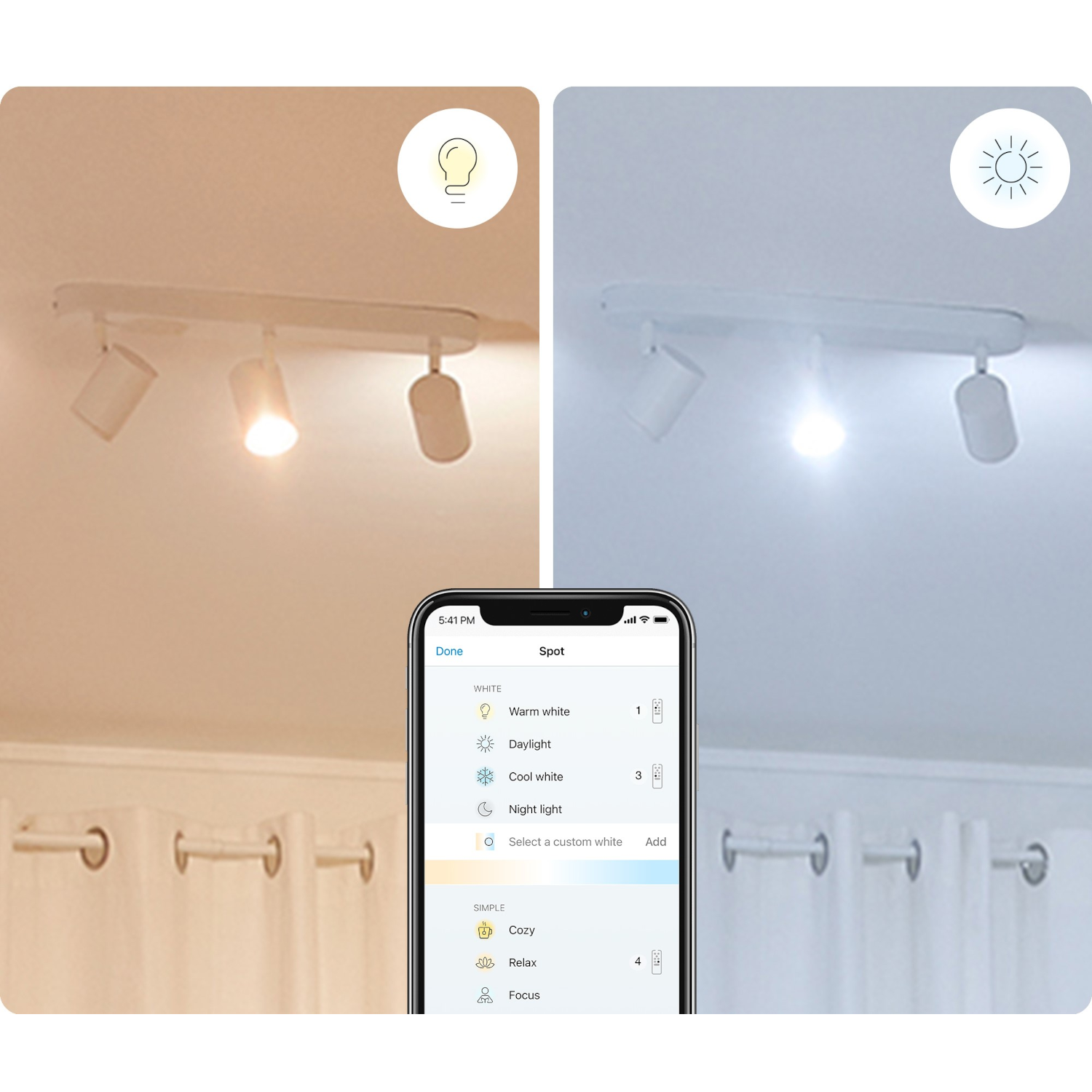 WIZ Imageo Opbouwspot met 3 Lichtpunten (Wit) Warm tot Koelwit Licht ...