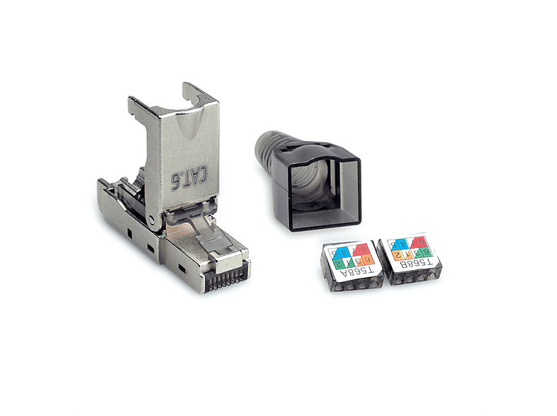 VALUE Field connector RJ-45 Cat.6 (Class E), STP In het veld ...