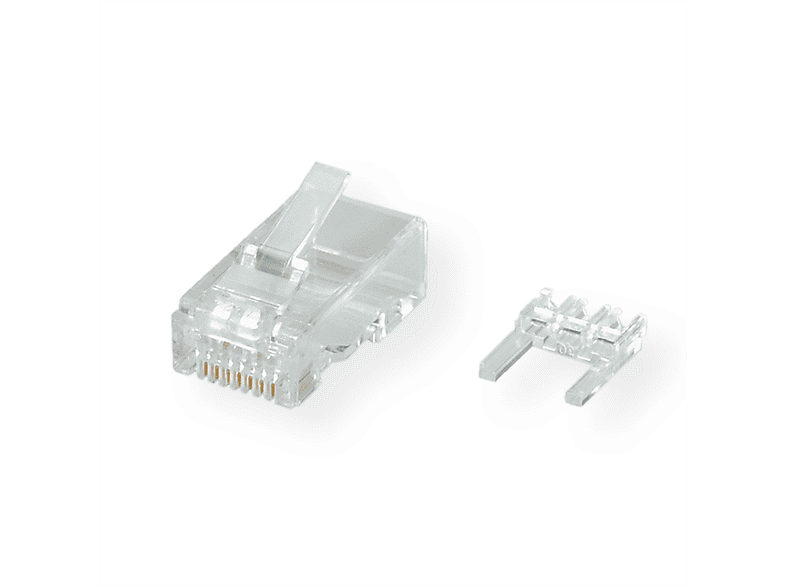 ROLINE Modular Plug ungeschirmt, Kat.6 (Class E), für Massivdraht RJ-45 ...