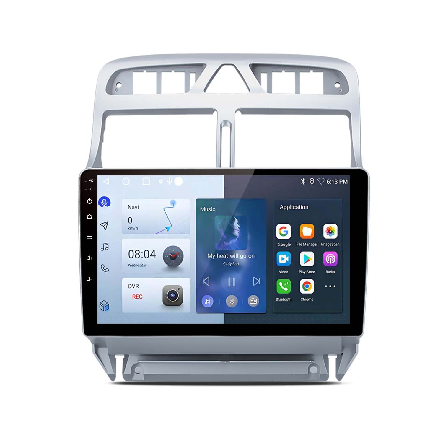 System multimedialny AWESAFE carplay android13 Peugeot307 radio ...