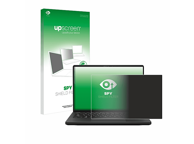 UPSCREEN Anti-Spy Sichtschutzfolie Blickschutzfilter (für ASUS ROG ...