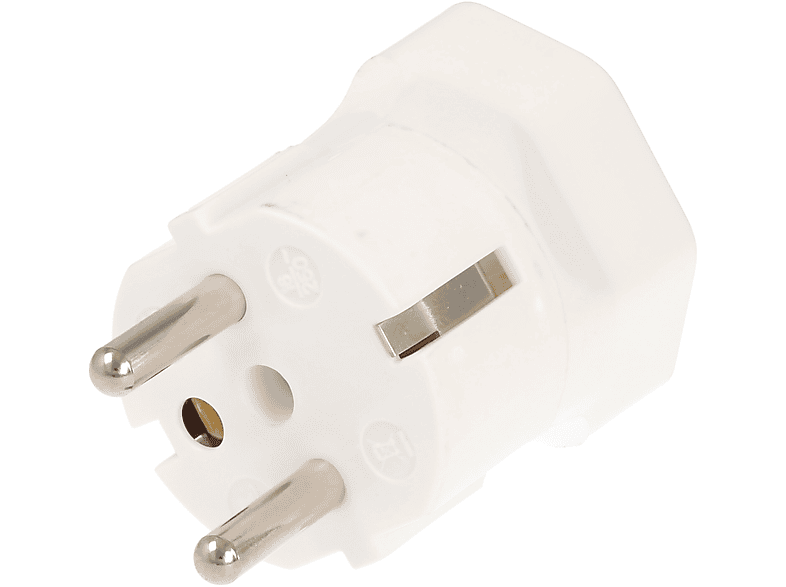 ACCUCELL Schweiz-Adapter weiss vom schweizer Stecker 3pin a Ladegerät ...