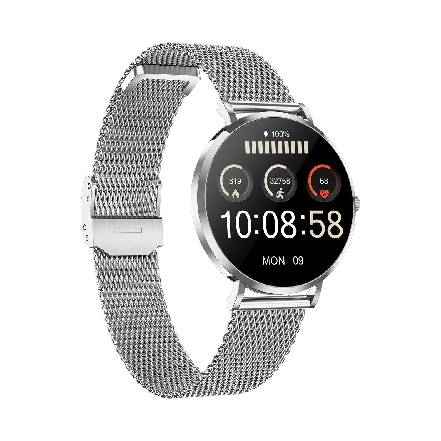 XCOAST SIONA 2 | NANO Smartwatch Stainless Steel Stainless Steel, 20.0 ...