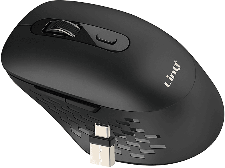 LINQ W709 Desktop-Maus Mouse, Schwarz | MediaMarkt