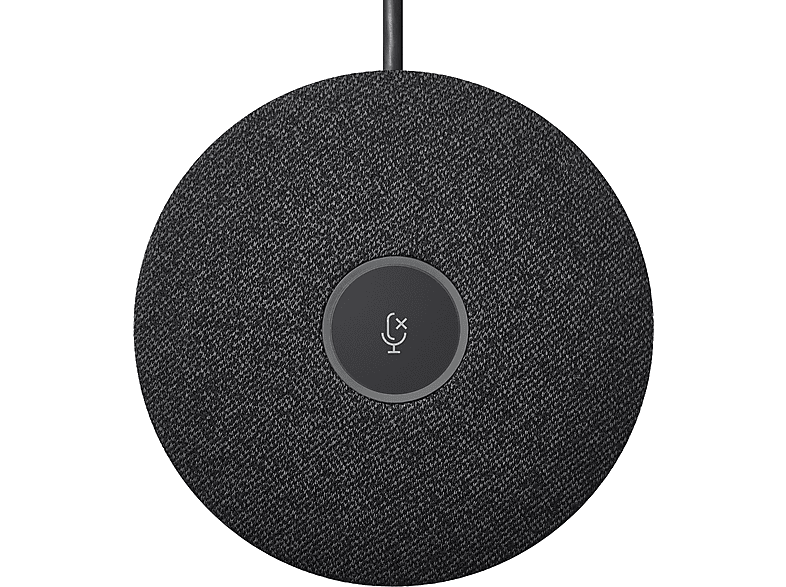 LOGITECH 989-000430 RALLY MIC POD Modulares Mikrofon, Grau | SATURN