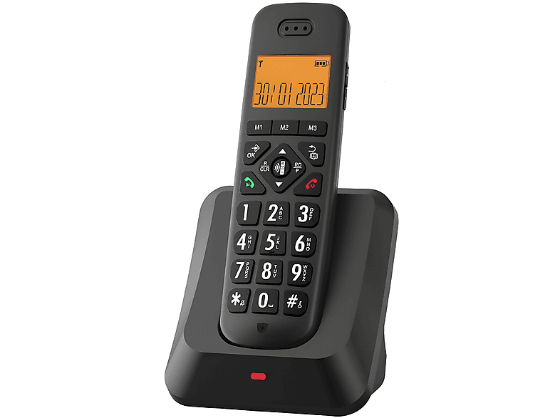 HIYORI Schnurloses Telefon Digitalanzeige Digital Speicher ...