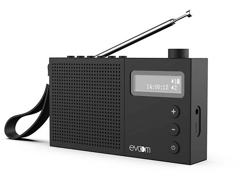 EVOOM EV312200 Wecker, -, Schwarz | MediaMarkt
