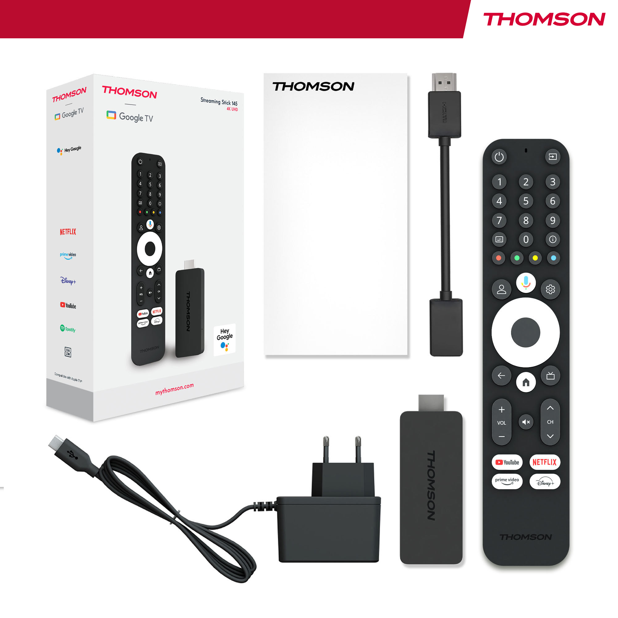 THOMSON Streaming Stick 145 Google TV stick | MediaMarkt
