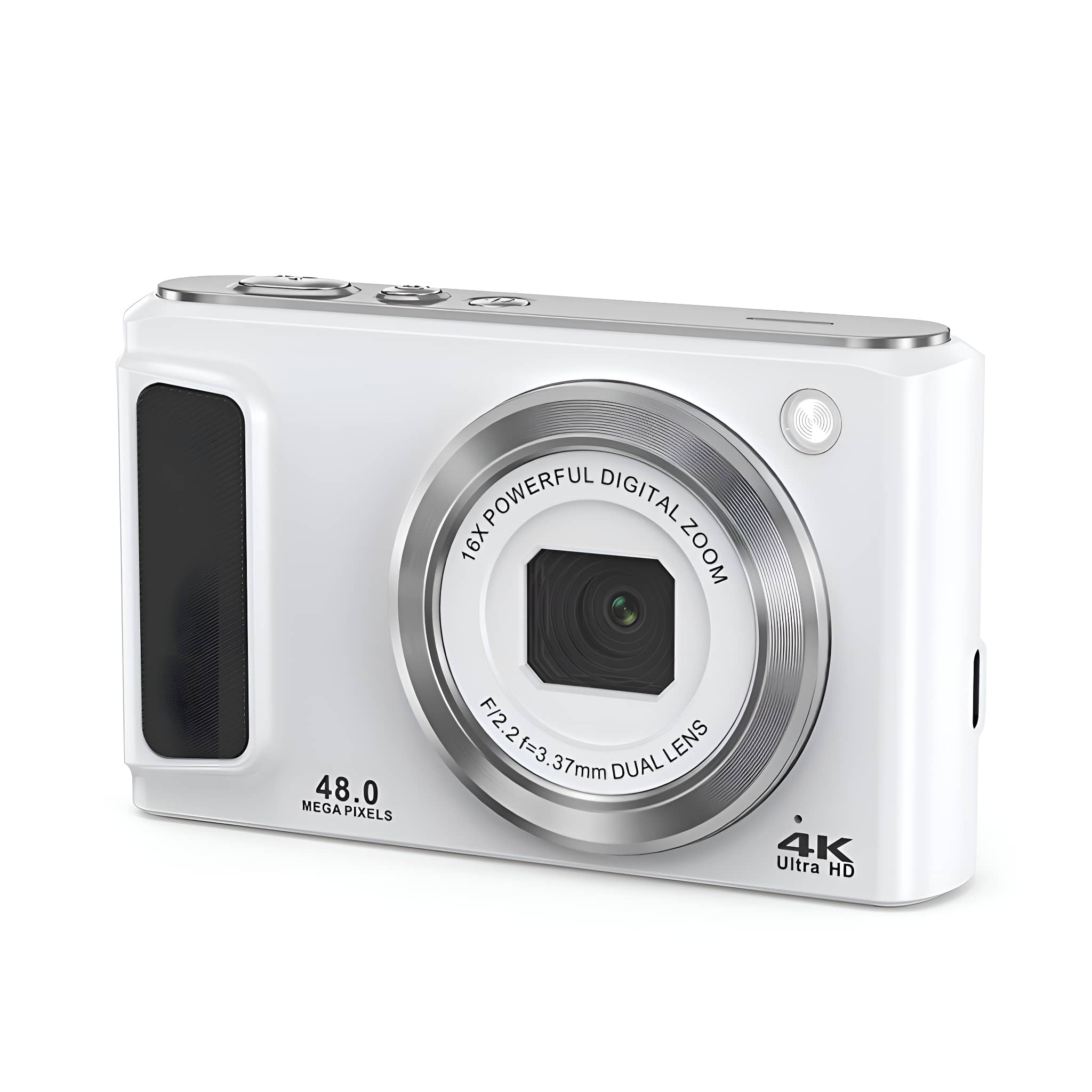 DECOME 4K HD Digitalkamera mit Dual-Kamera 16x Digitalzoom 48MP ...
