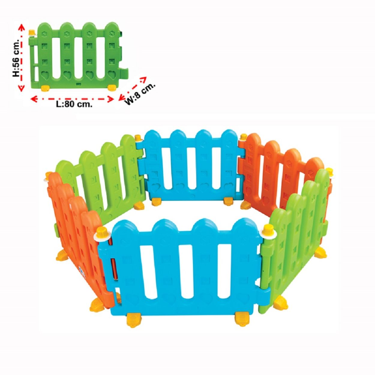 PILSAN Spielzaun, Plastikzaun, Laufstall 06145 Gartenspielzeug | MediaMarkt