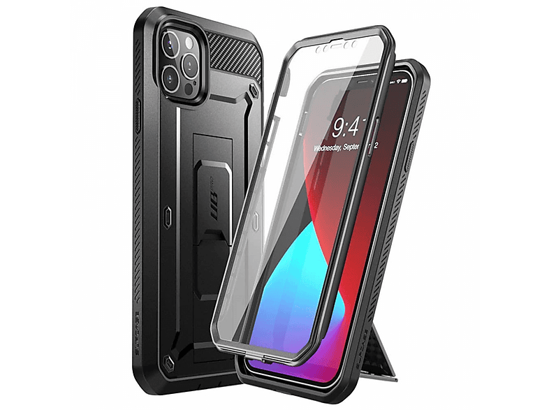 SUPCASE UB Pro, Full Cover, Apple, iPhone 12 Pro, Schwarz | MediaMarkt