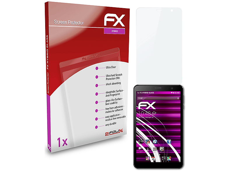 ATFOLIX FX-Hybrid-Glass Schutzglas (für X Mobile X8) | MediaMarkt
