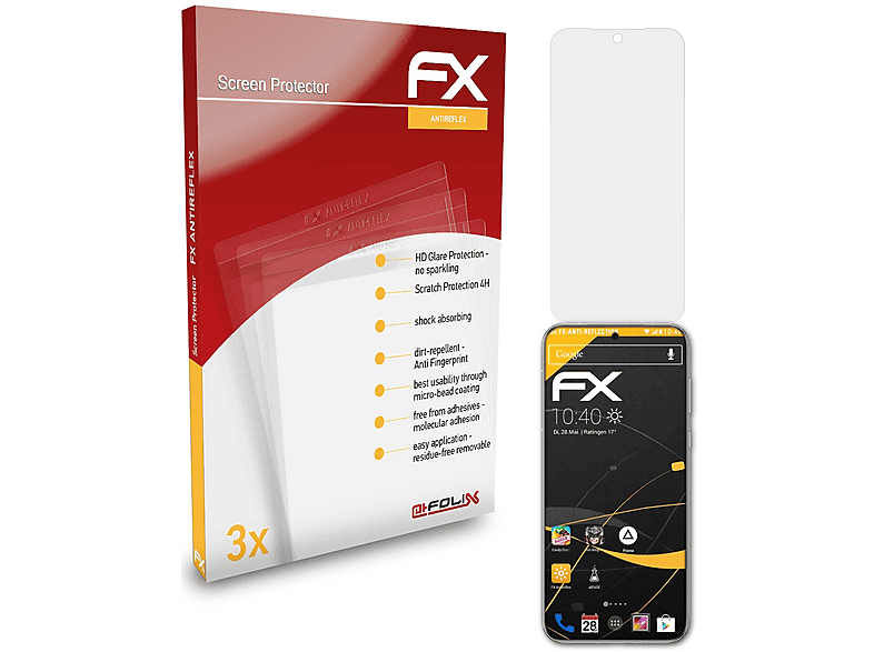 ATFOLIX 3x FX-Antireflex Displayschutz (für Huawei Pura 70 Ultra ...