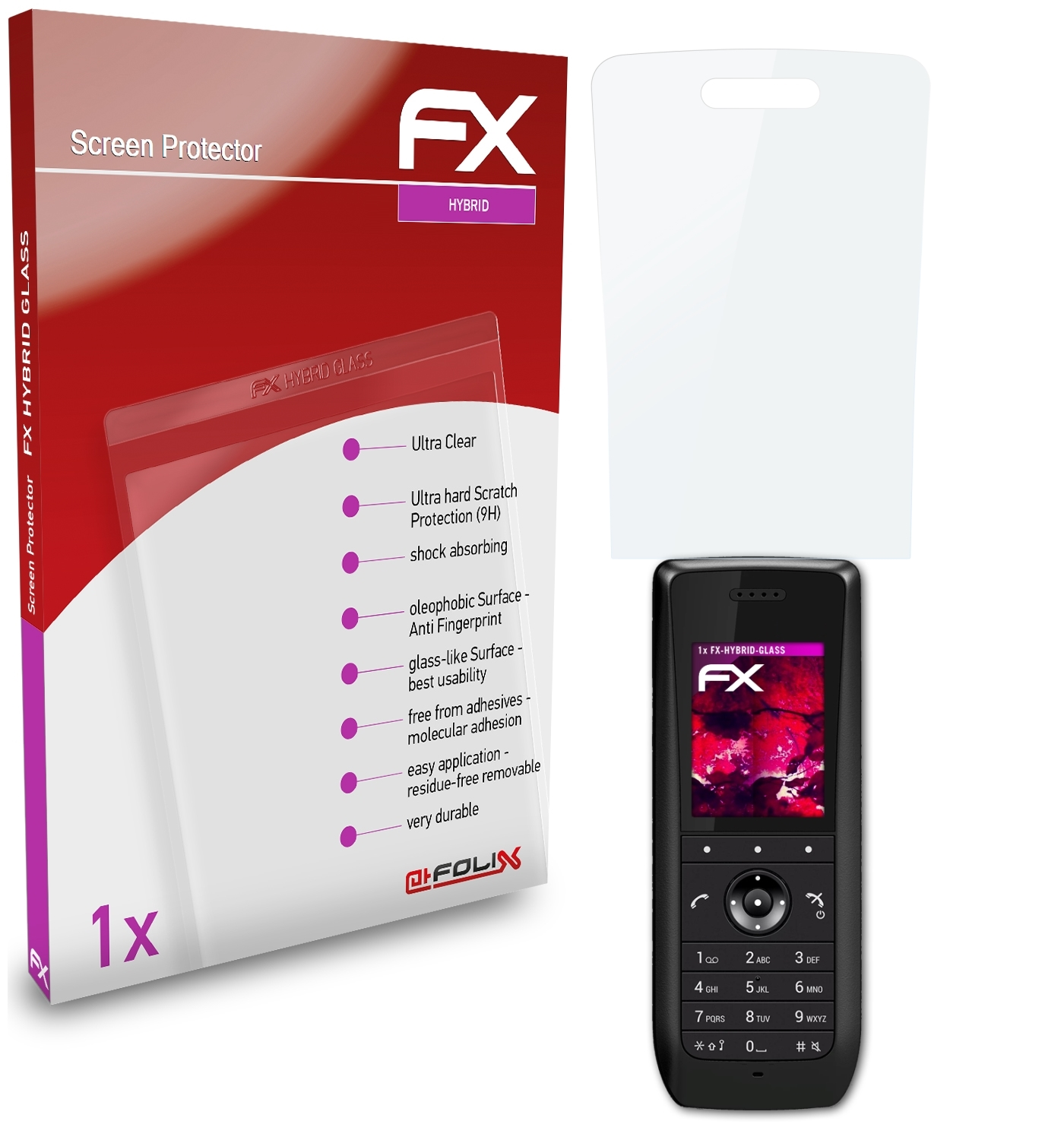 ATFOLIX FX-Hybrid-Glass Schutzglas (für Ascom i63) | MediaMarkt