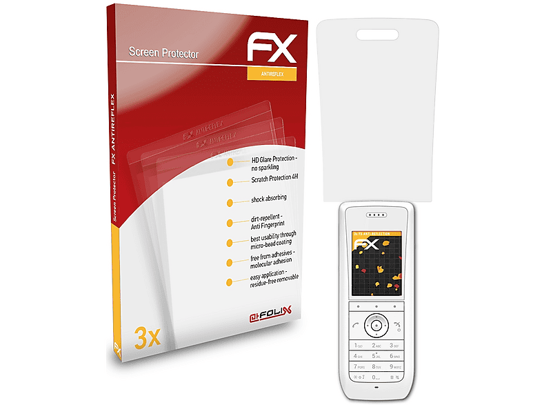 ATFOLIX 3x FX-Antireflex Displayschutz (für Ascom d63) | MediaMarkt