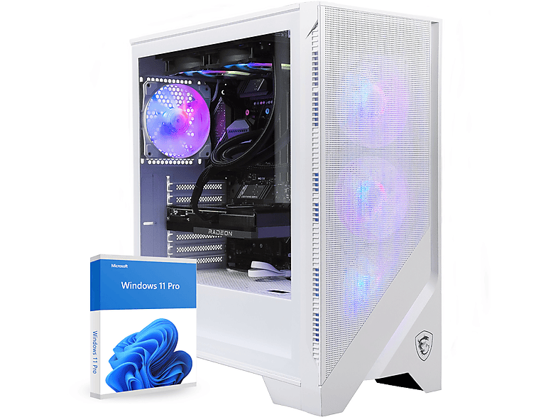 DCL24 Gamer PC Ryzen 7 5700X, RX9060XT 16GB, Gaming PC mit AMD Ryzen™ 7 ...