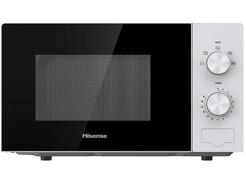 Microondas | HISENSE SCB819E8TS, 700 W, 6 potencia, 20 l, Inox | MediaMarkt