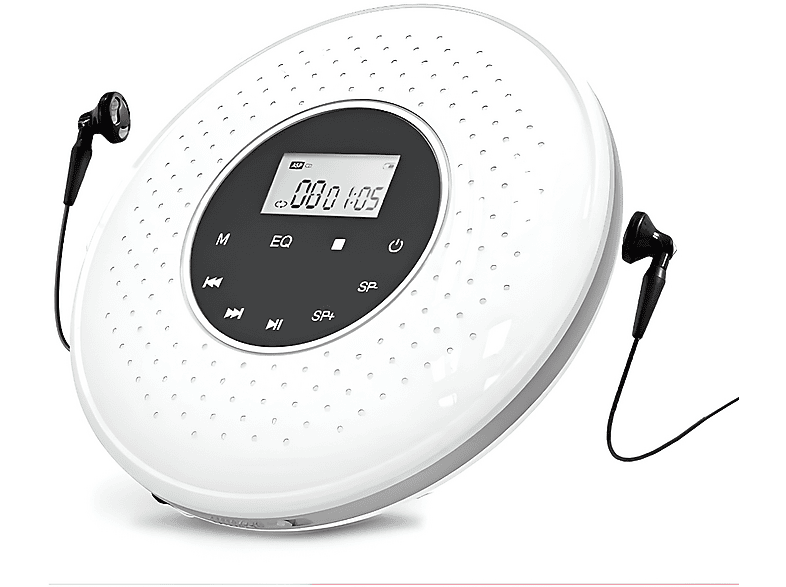 FLYSTAR Tragbarer CD Player mit Touchscreen Bluetooth USB CD Player ...