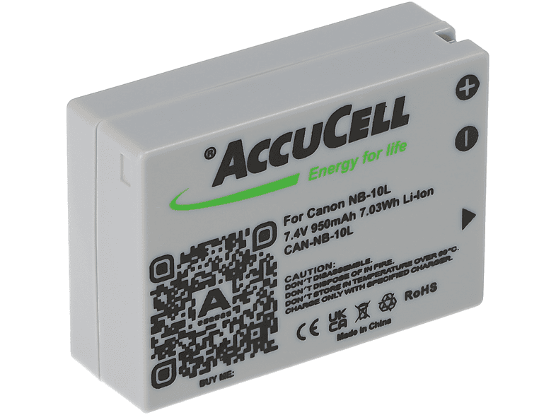 ACCUCELL Geschikt voor Canon NB-10L, PowerShot SX4 Batterij | MediaMarkt