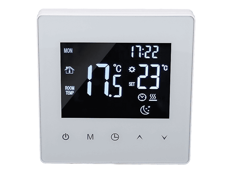 SOJUPCAL Energiesparende Touch-Taste Thermostat, Weiß | MediaMarkt