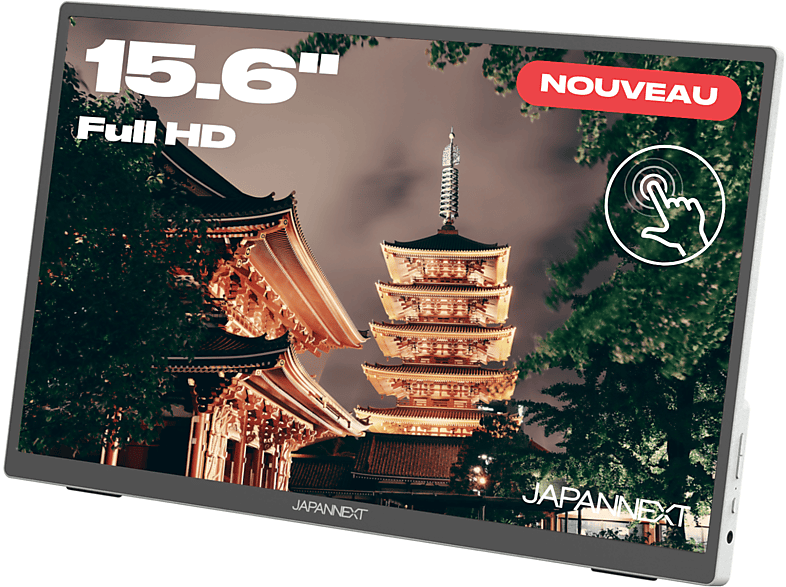 Monitor | JAPANNEXT JN-MD-i156FHDR-T, 15,6 ", Full-HD, 16 ms, 10 ...