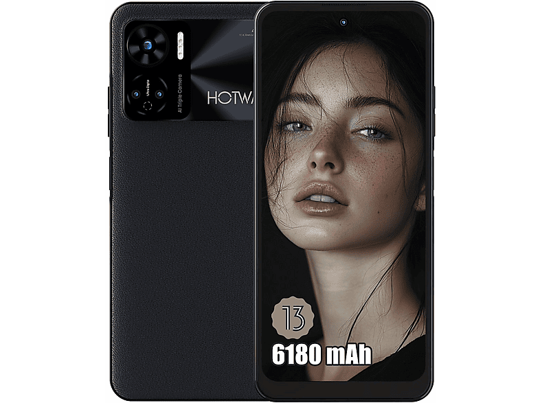 HOTWAV Note 12 Android 13 48+16MP 8GB 6180mAh NFC 128 GB Schwarz Dual ...