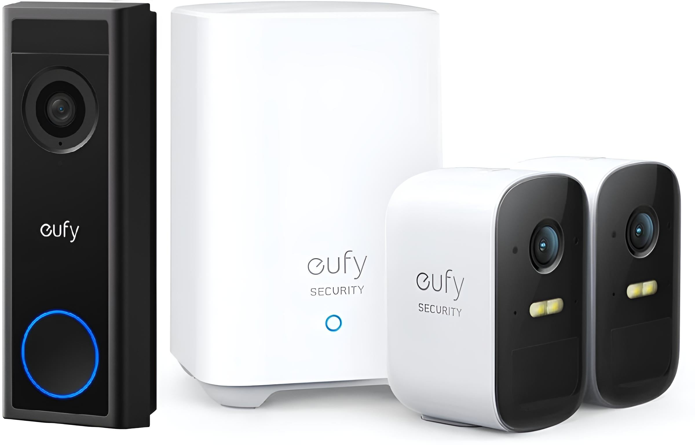 EUFY Eufy Video Deurbel 2K + EufyCam 2C set | Bundel Deurbel Zwart ...