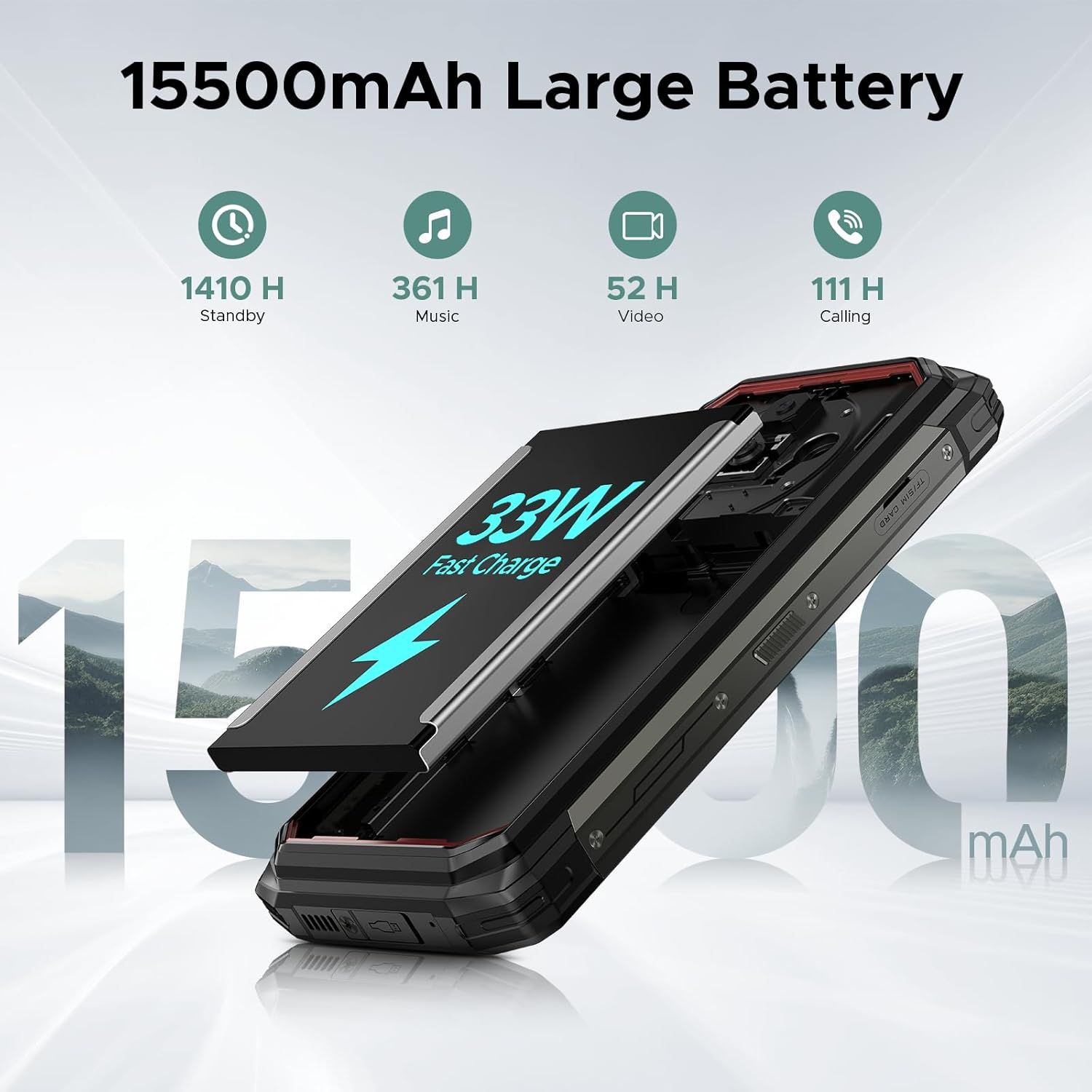 Móvil | DOOGEE Fire 6 Power, Negro, 256 GB, 8 GB RAM, 5,56 ", Octa-Core ...