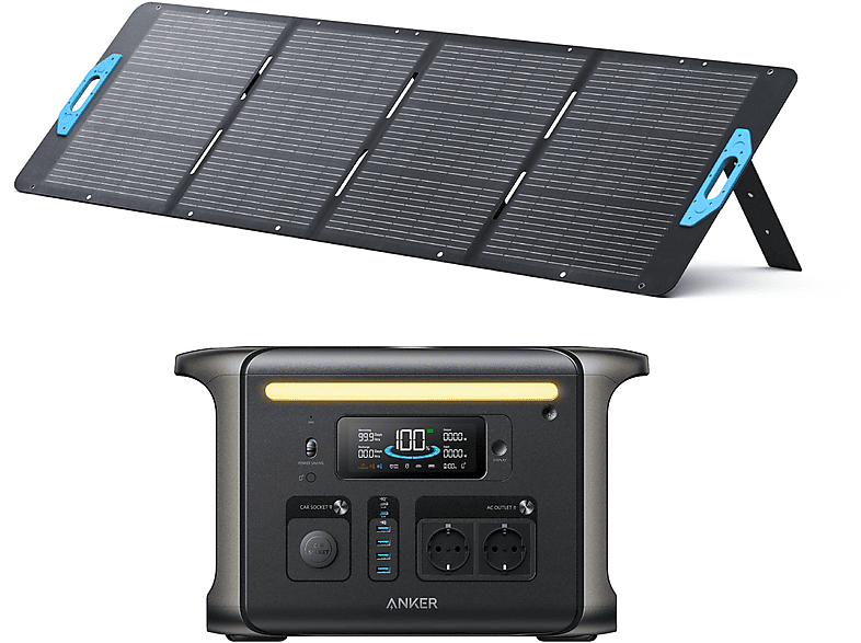ANKER F1500 (PowerHouse 757) mit 200W Solarpanel Powerstation | MediaMarkt