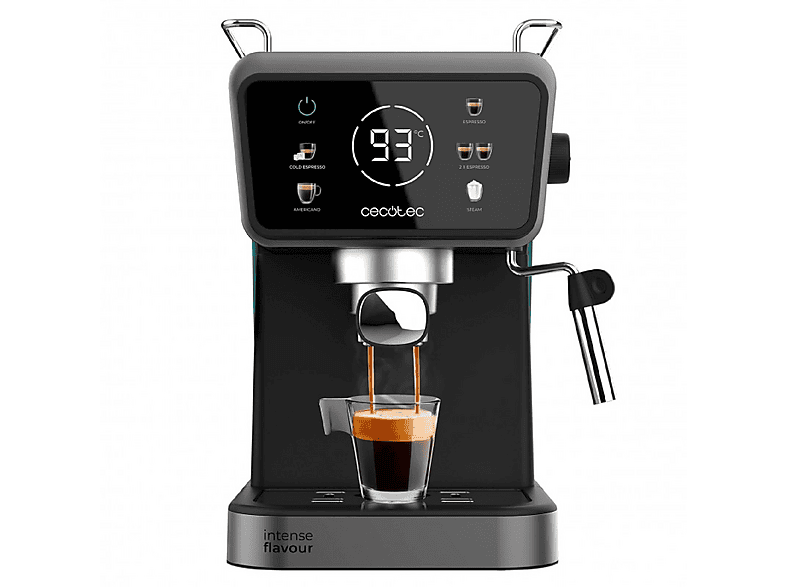 Cafetera express | CECOTEC Power Espresso Touch ColdBrew, 20 bar, 1350 ...