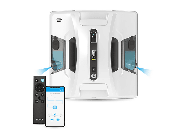 EZICLEAN Fensterreinigungsroboter Hobot 2S Fensterputzroboter, white ...