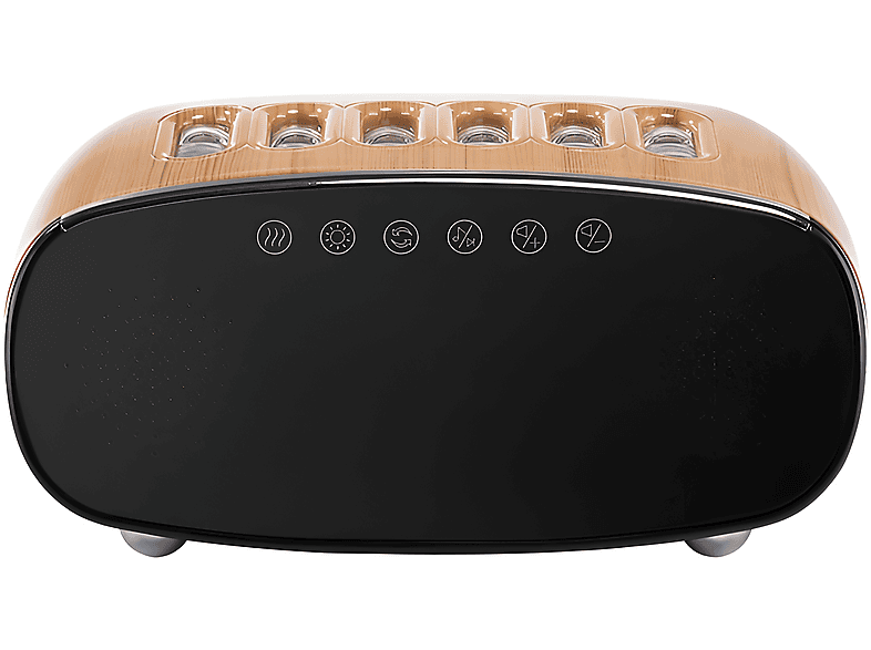 HIYORI Bluetooth Lautsprecher Luftbefeuchter in Holzoptik Humidifier ...