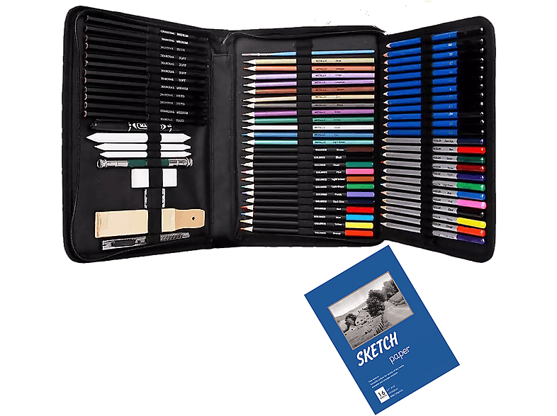 KINSI 71-teiliges Zeichen-Set Stifte, 71 Stück | MediaMarkt