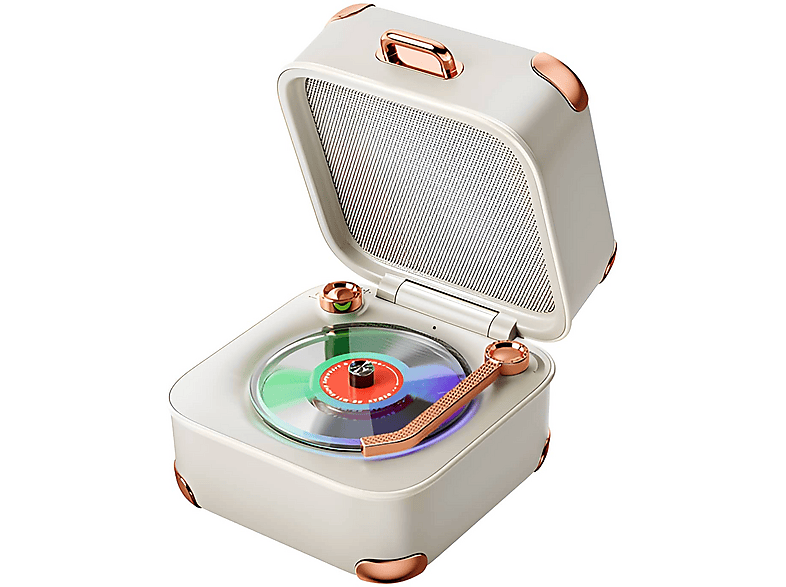 DECOME Bluetooth5.4 Lautsprecher im Musikbox-Design 360° Stereosound TF ...