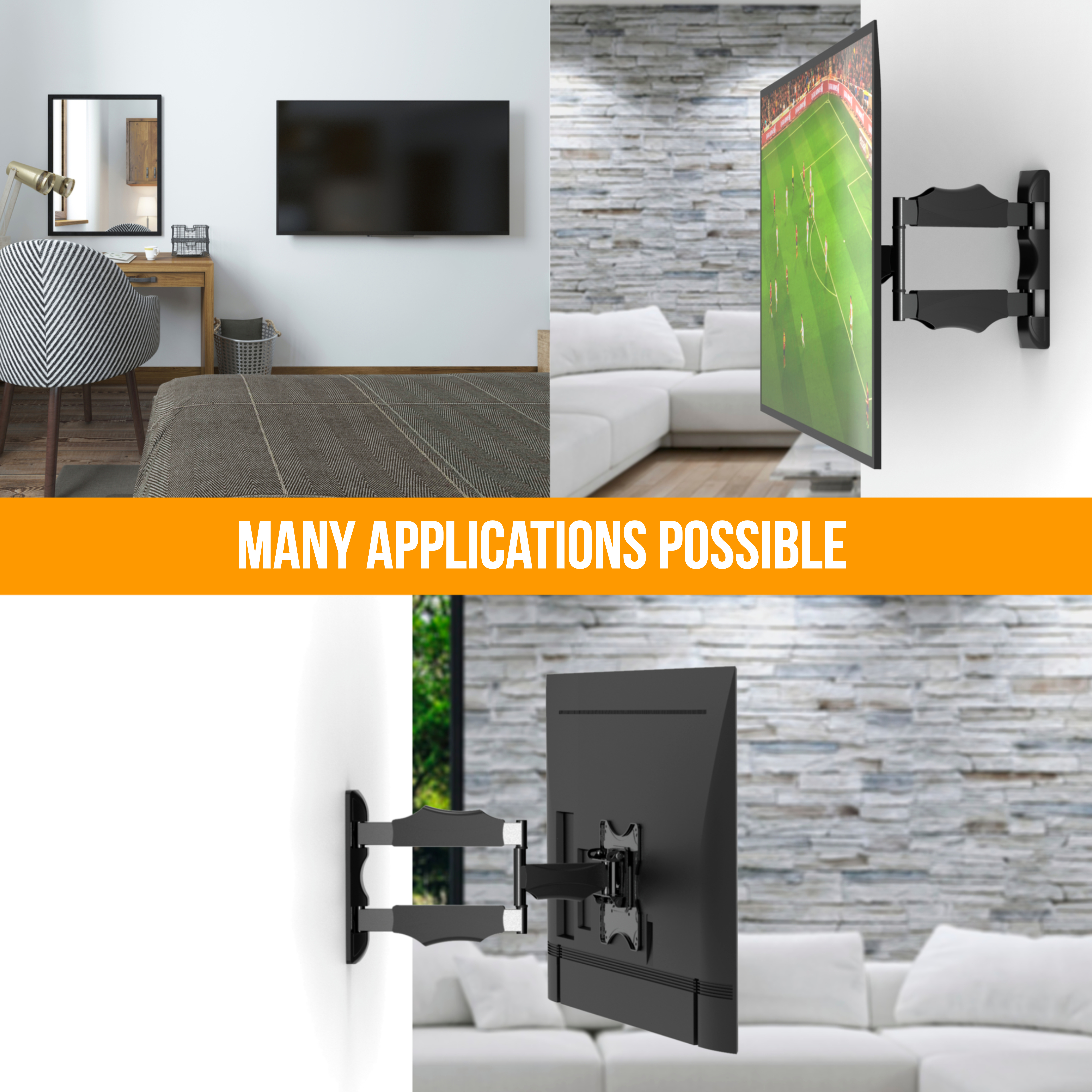 NANOOK Turn S Muurbeugel Zwart | MediaMarkt