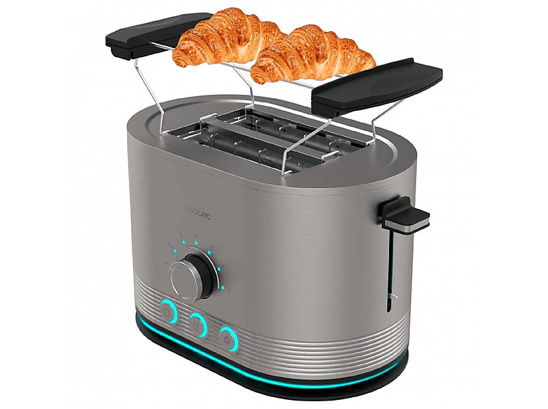 CECOTEC Shine&Toast Double Toaster Stahl (750 Watt, Schlitze: 2 ...