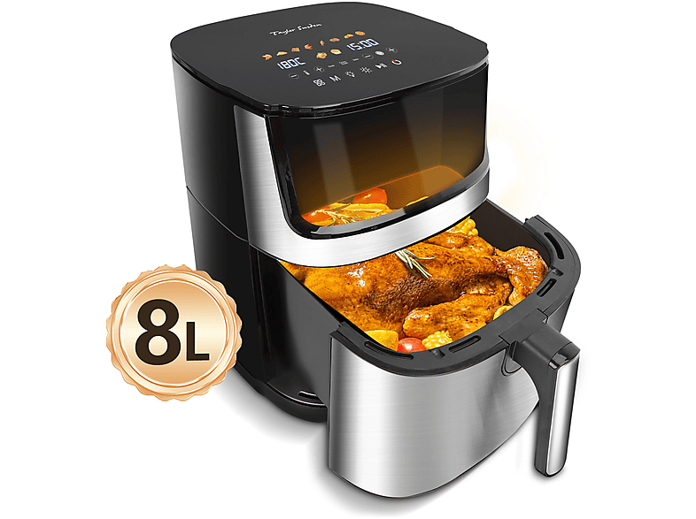 Freidora de aire | TAYLOR SWODEN Air Master, 2000 W, Negro | MediaMarkt