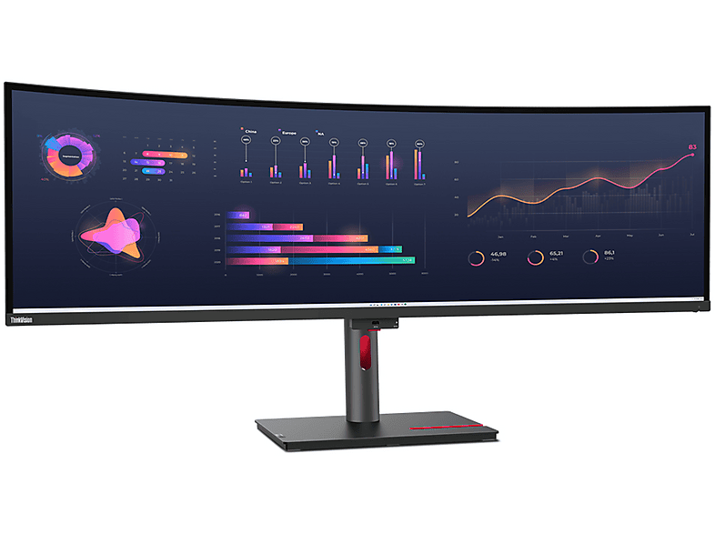Monitor Lenovo P49w 30 49 Dqhd 4 Ms 60 Hz Negro Mediamarkt