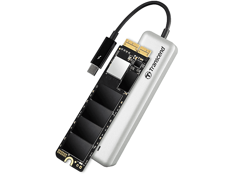 TRANSCEND TS960GJDM855 JETDRIVE 855 960GB, 960 GB SSD, extern, Silber ...