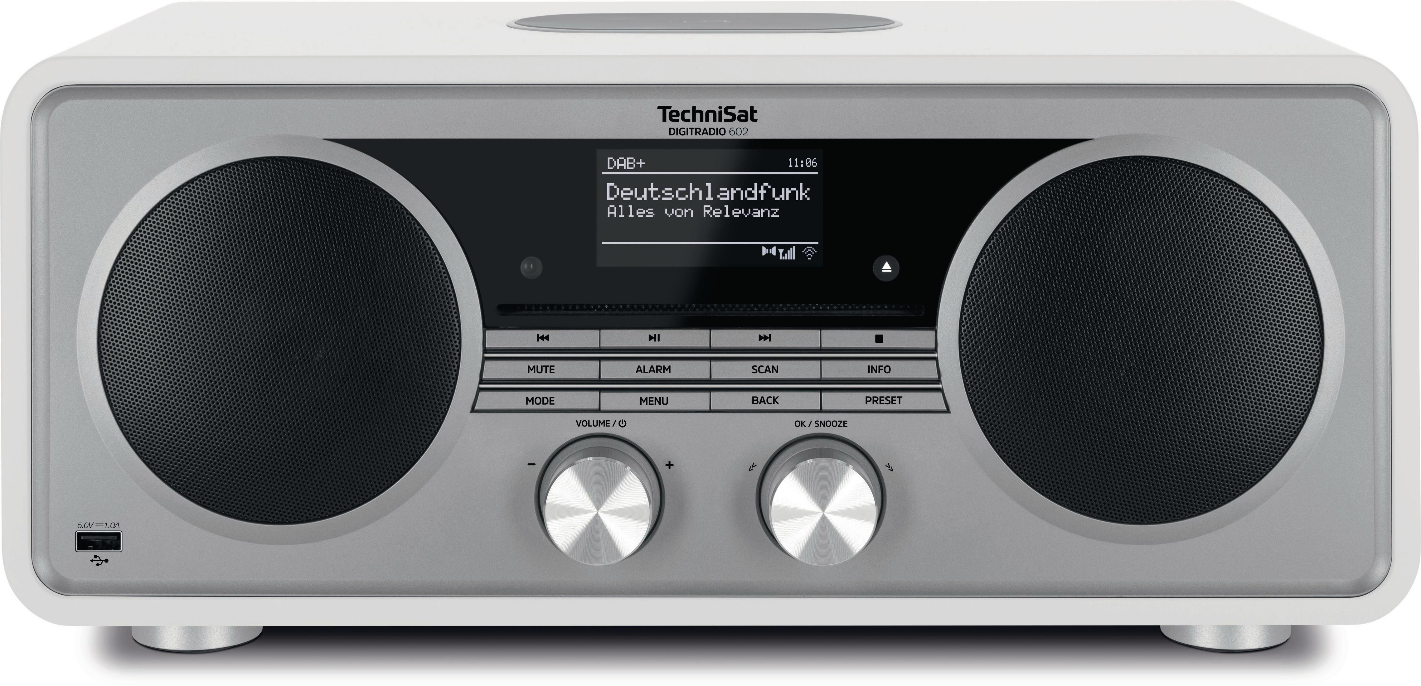 Radio TECHNISAT Digitradio 602 Srebrny, Biały | sprawdź cenę i opinie w ...