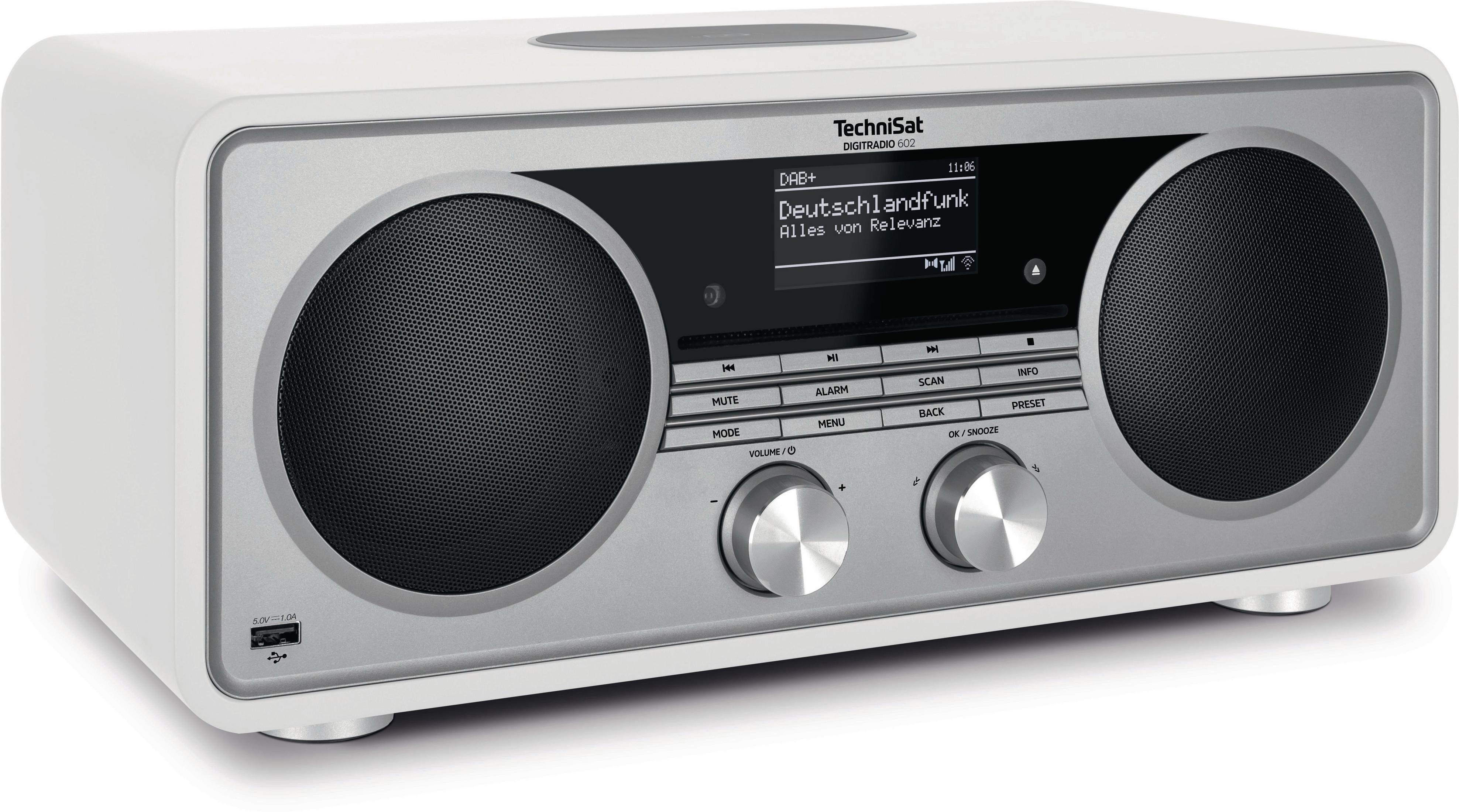 Radio TECHNISAT Digitradio 602 Srebrny, Biały | sprawdź cenę i opinie w ...