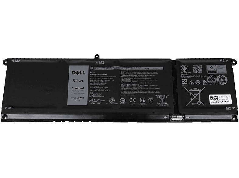 DELL VKYJX Original (4 Zellen) Li-Polymer Akku, 15.0 Volt, 3420 mAh ...