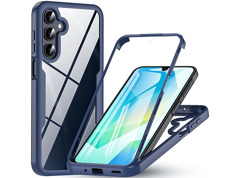 WIGENTO Beidseitiger 360 Grad Design TPU / Acryl Hülle, Full Cover ...