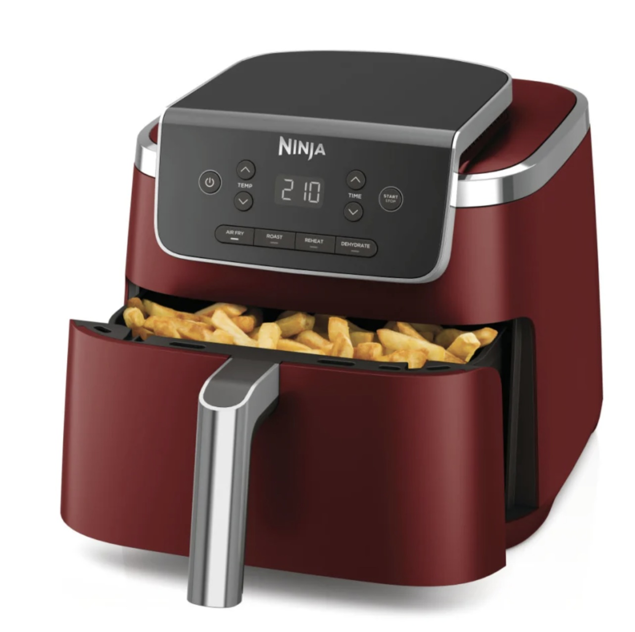 NINJA AF140EUCM NINJA AF140 ZIMT Heißluftfritteuse 1750 Watt Rot ...