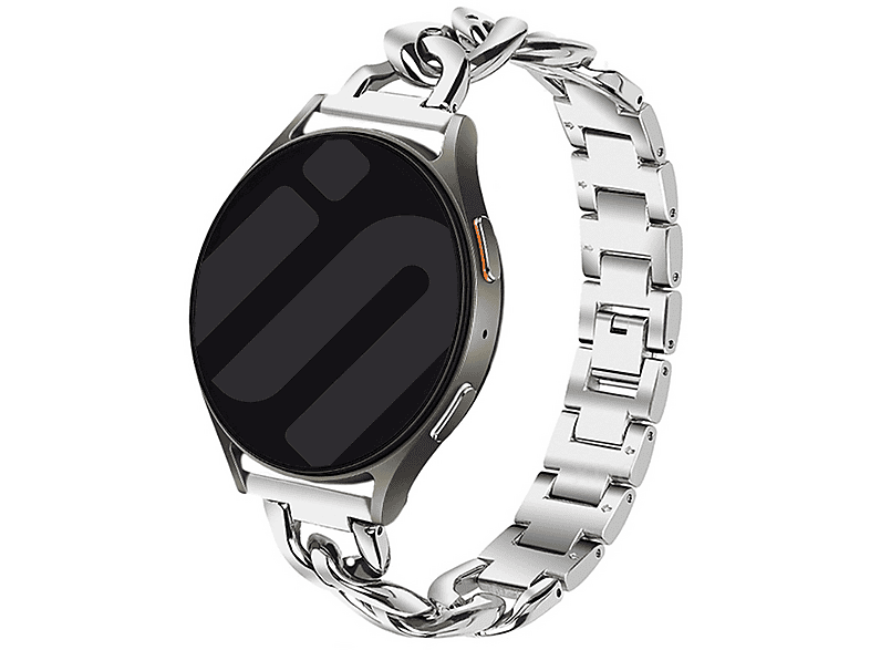 STRAP-IT© steel chain band geschikt voor Galaxy Watch 5 Pro Smartwatch ...