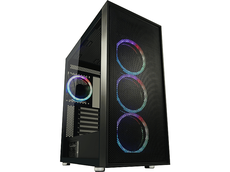 LC POWER LC-802B-ON "Black_Wanderer_X" Gaming PC Cases, Black | MediaMarkt